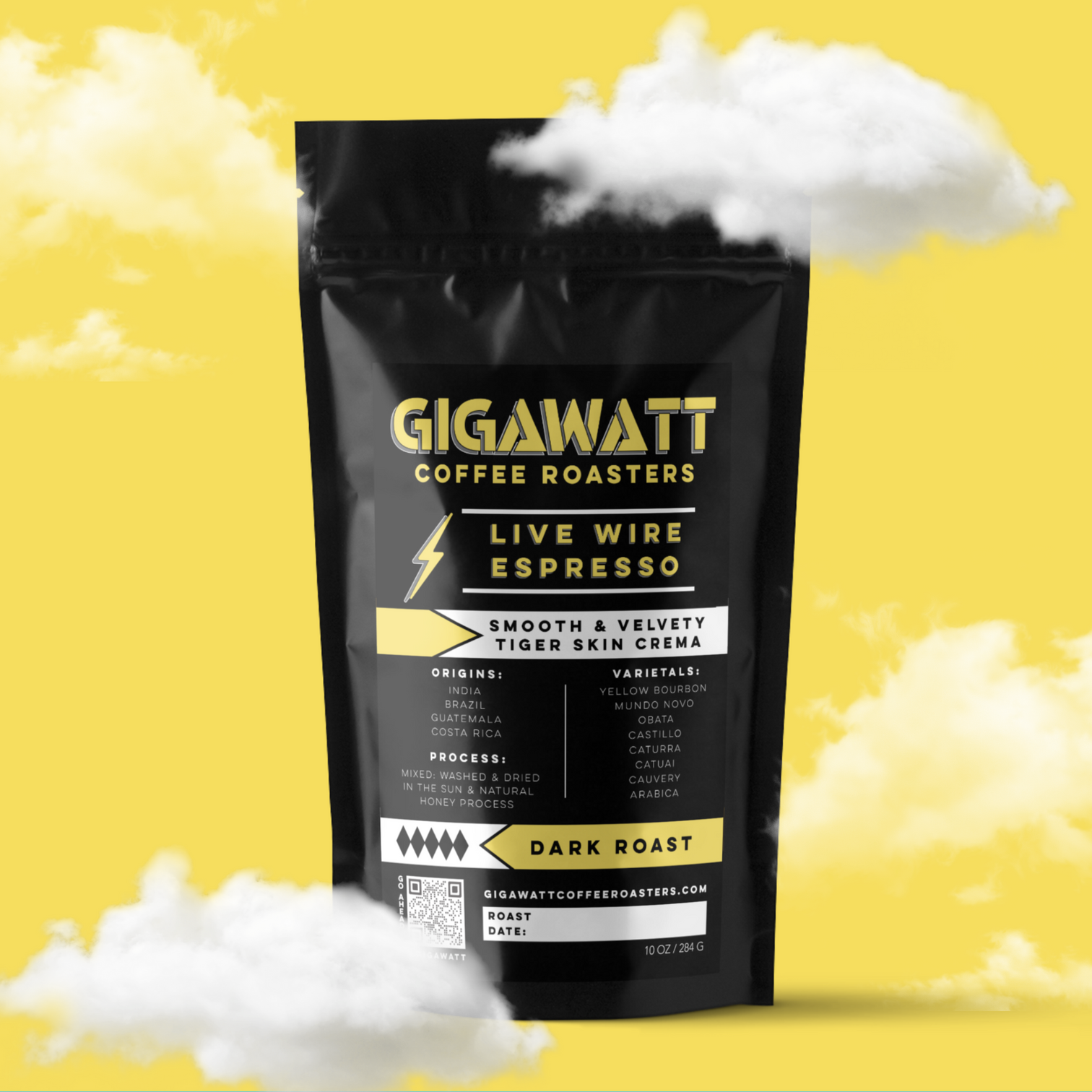 Live Wire Espresso Blend Coffee – Gigawatt Coffee Roasters