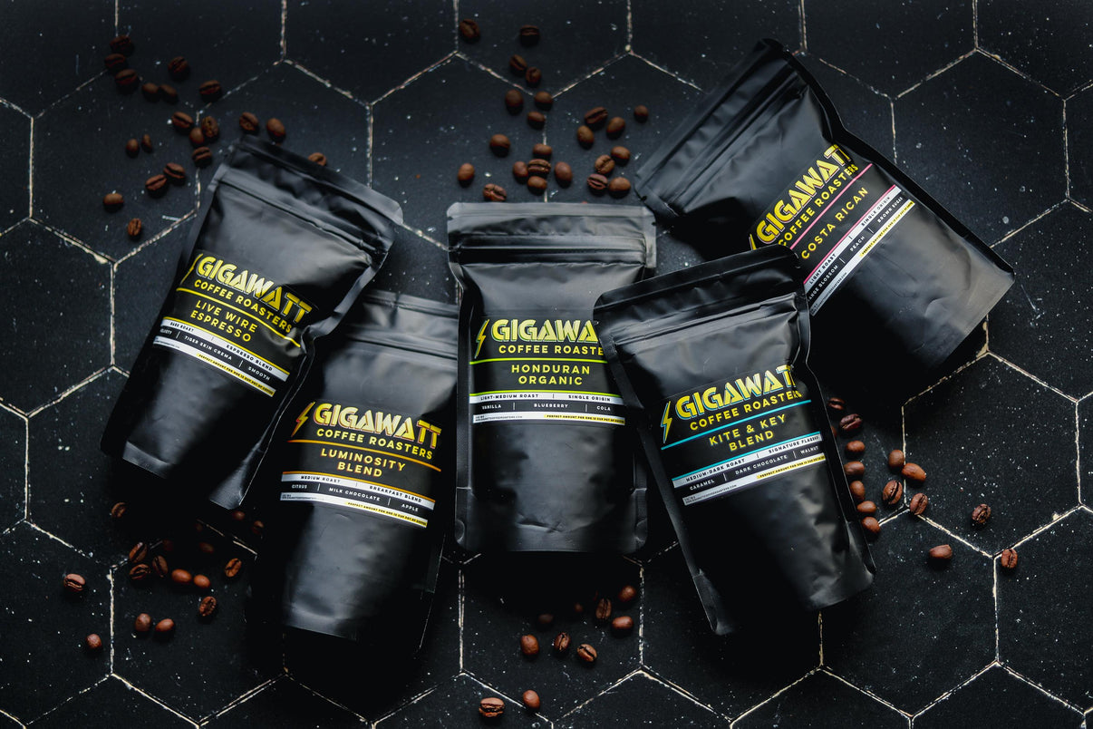 Gigawatt Coffee Sample Packs – Gigawatt Coffee Roasters