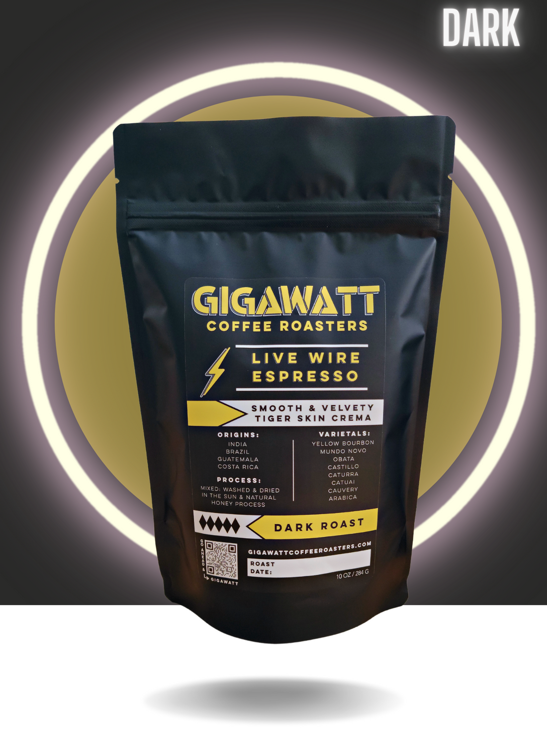 Live Wire Espresso Blend Coffee – Gigawatt Coffee Roasters